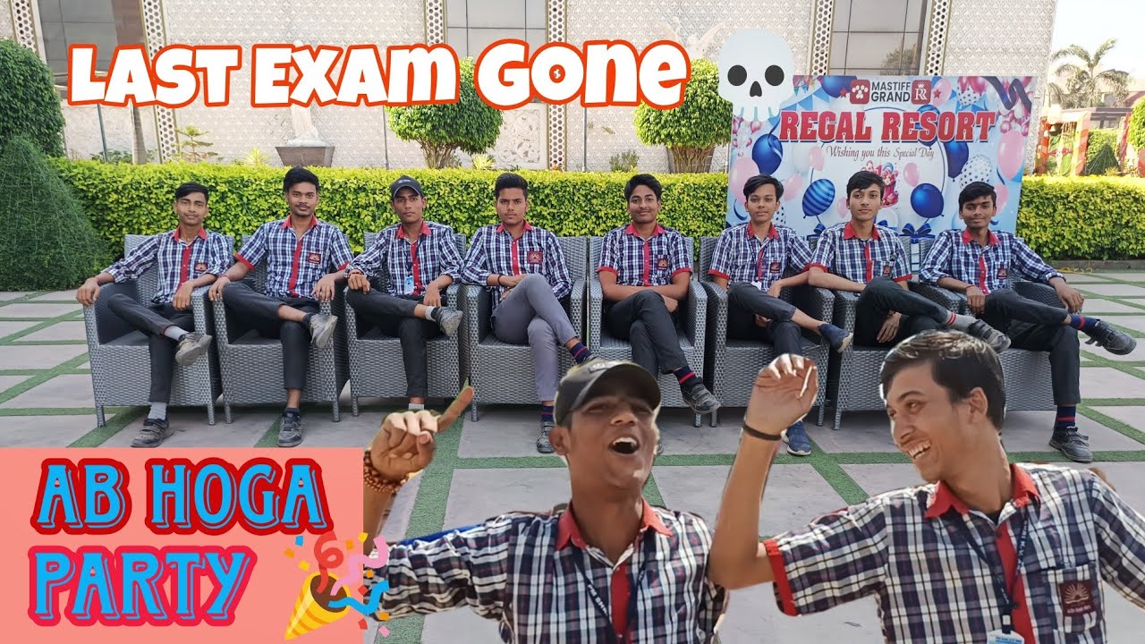 10th Board Last Exam party volg by @ankitclecker #examparty #kvains# ...