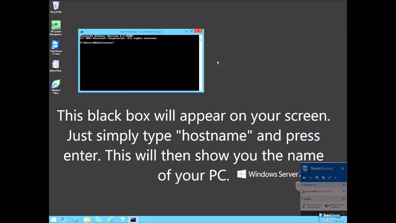 How to find your PC name / hostname - YouTube