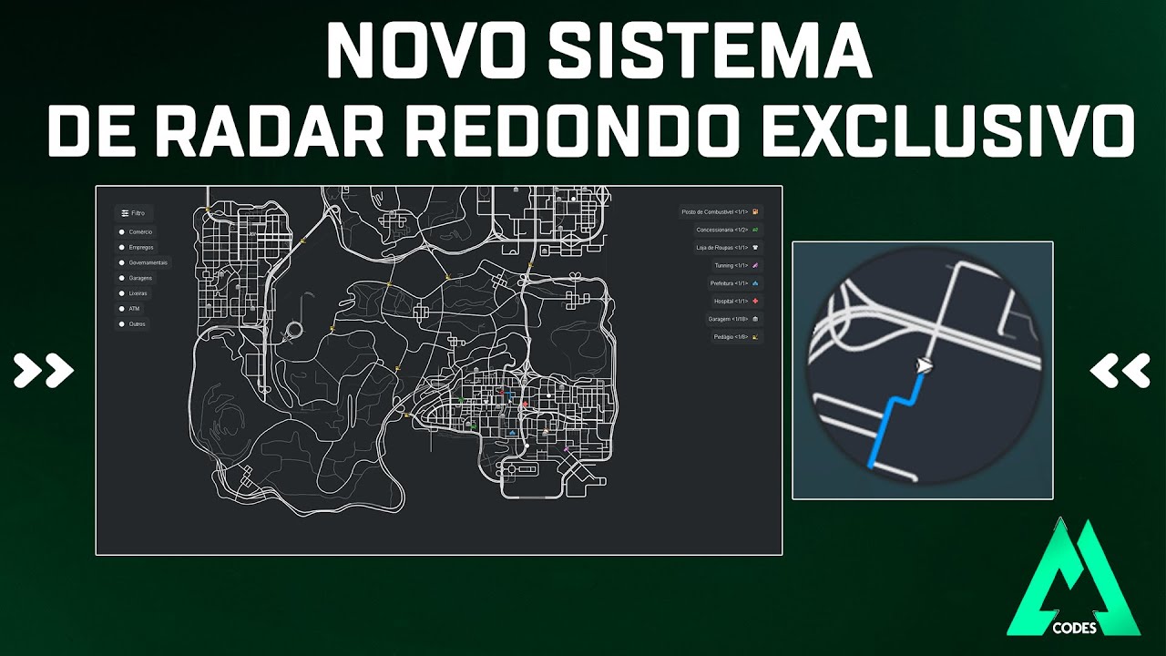 NOVO RADAR REDONDO EXCLUSIVO!!! | DONWLOAD | IGUAL DO FIVEM - YouTube