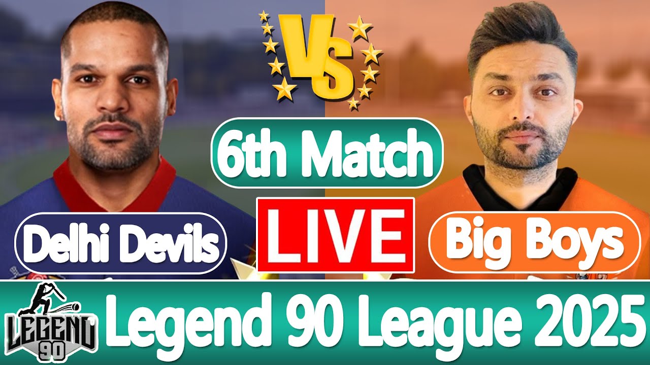 Legend 90 League 2025 | Live Cricket Match Today | Big Boys Unikari vs ...