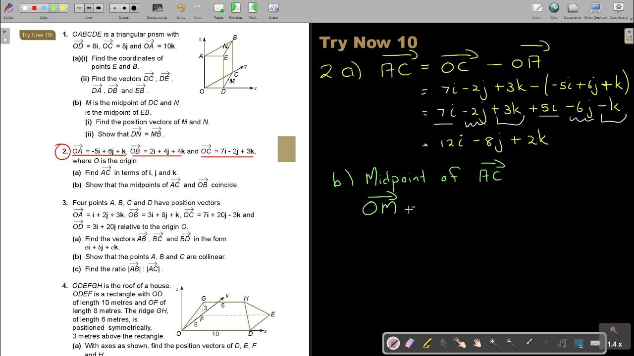 5 10 Operation with Vectors Part 5 - YouTube