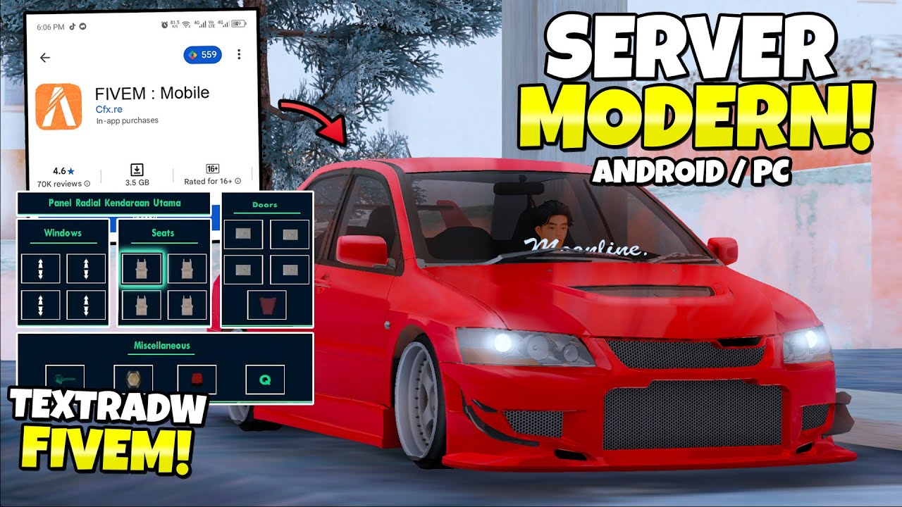 FIVEM ANDROID FULL FITUR DAN TEXTDRAW FIVEM YANG DICARI !! - GTA SAMP ...