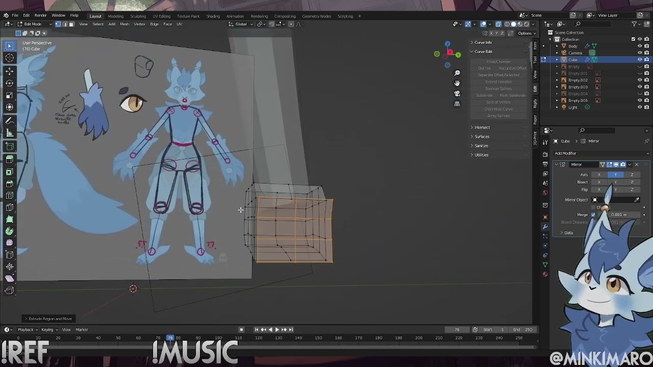 3D Modeling New Vtuber - YouTube