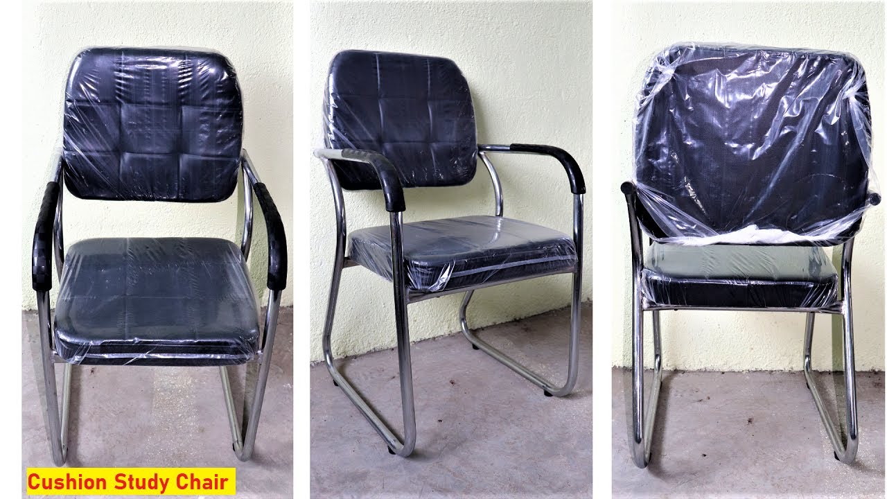 Simple model steel with cushion Study Chair Design In Bengaluru - YouTube