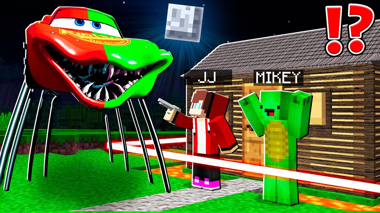 Multi McQueen Head Eater vs The Most Secure Mikey and JJ House at 3am ! - in Minecraft Maizen ...