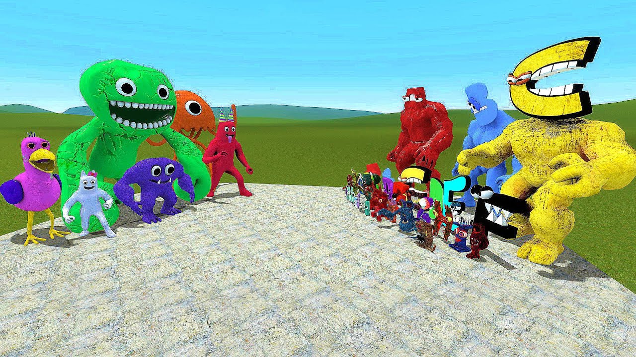 ALL GARTEN OF BAN BAN VS ALPHABET LORE In Garry's Mod! Compilation 20 ...