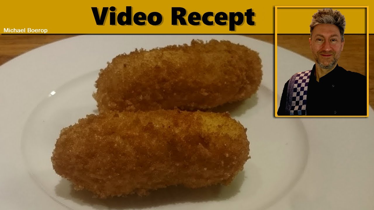 Kaaskroketjes - Kleine kroket gevuld met kaas - YouTube