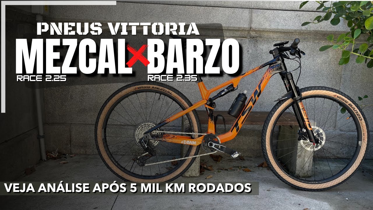 Vittoria BARZO XC race X Vittoria MEZCAL XC race, após 5mil km rodados ...