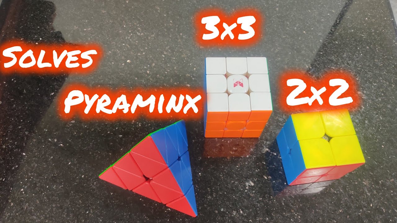 solving 3×3, 2×2, Pyraminx - YouTube
