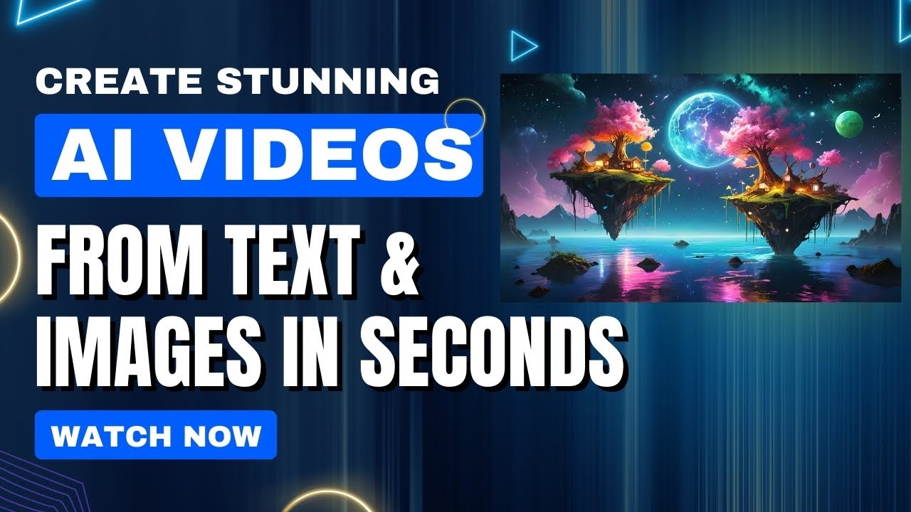 Create Stunning AI Videos from Text & Images in Seconds! (No Watermarks ...