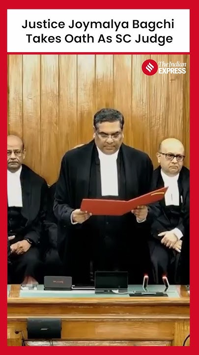 Justice Joymalya Bagchi sworn in as Supreme Court judge; to be CJI in 2031 - YouTube