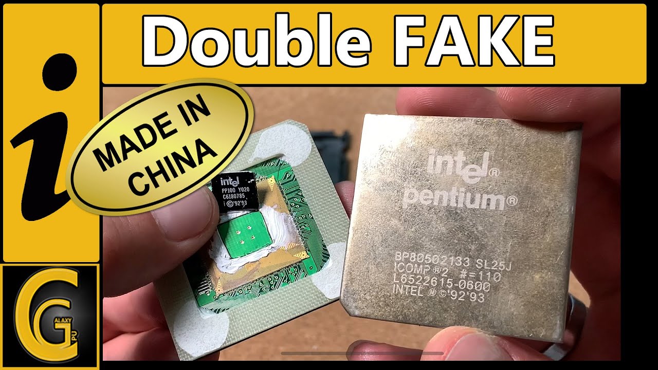 Testing & Teardown of China Faked Pentium 133MHz Socket 7 CPU - YouTube