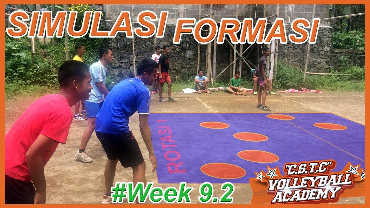 Simulasi Formasi & Rotasi ! Latihan Voli CSTC Boyolali - YouTube
