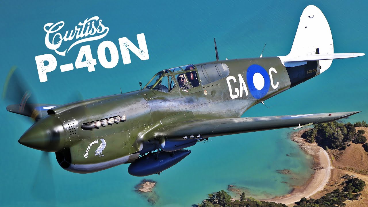 P-40N-1 KITTYHAWK 'GA-C' - YouTube