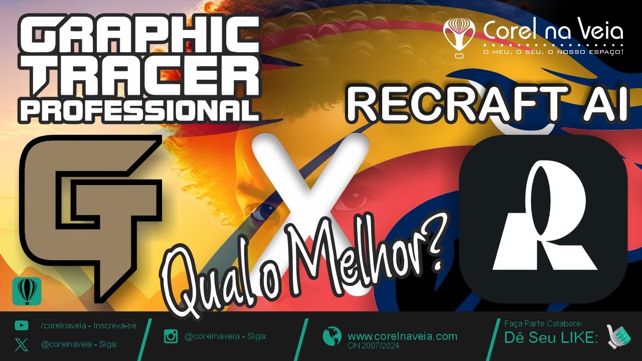 Recraft AI X Power Tracer Pro Qual o Melhor Vetorizador de Raster ...