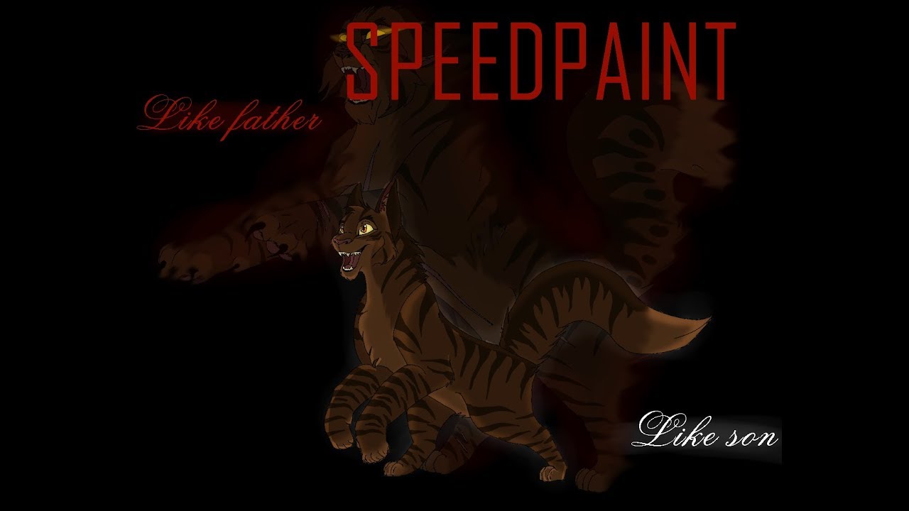 "Like father like son" //Bramblekit and Tigerstar// SPEEDPAINT - YouTube