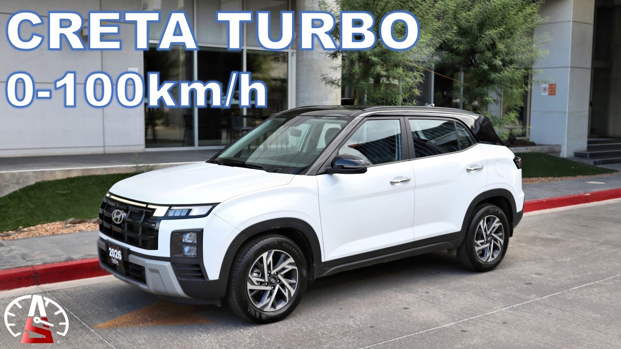 Hyundai Creta Turbo - Desempeño inesperado (0-100km/h y frenado) - YouTube