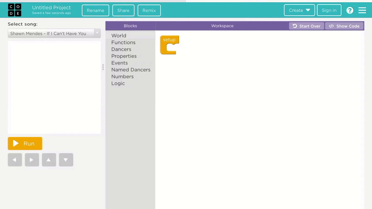 How to make a project on code.org - YouTube