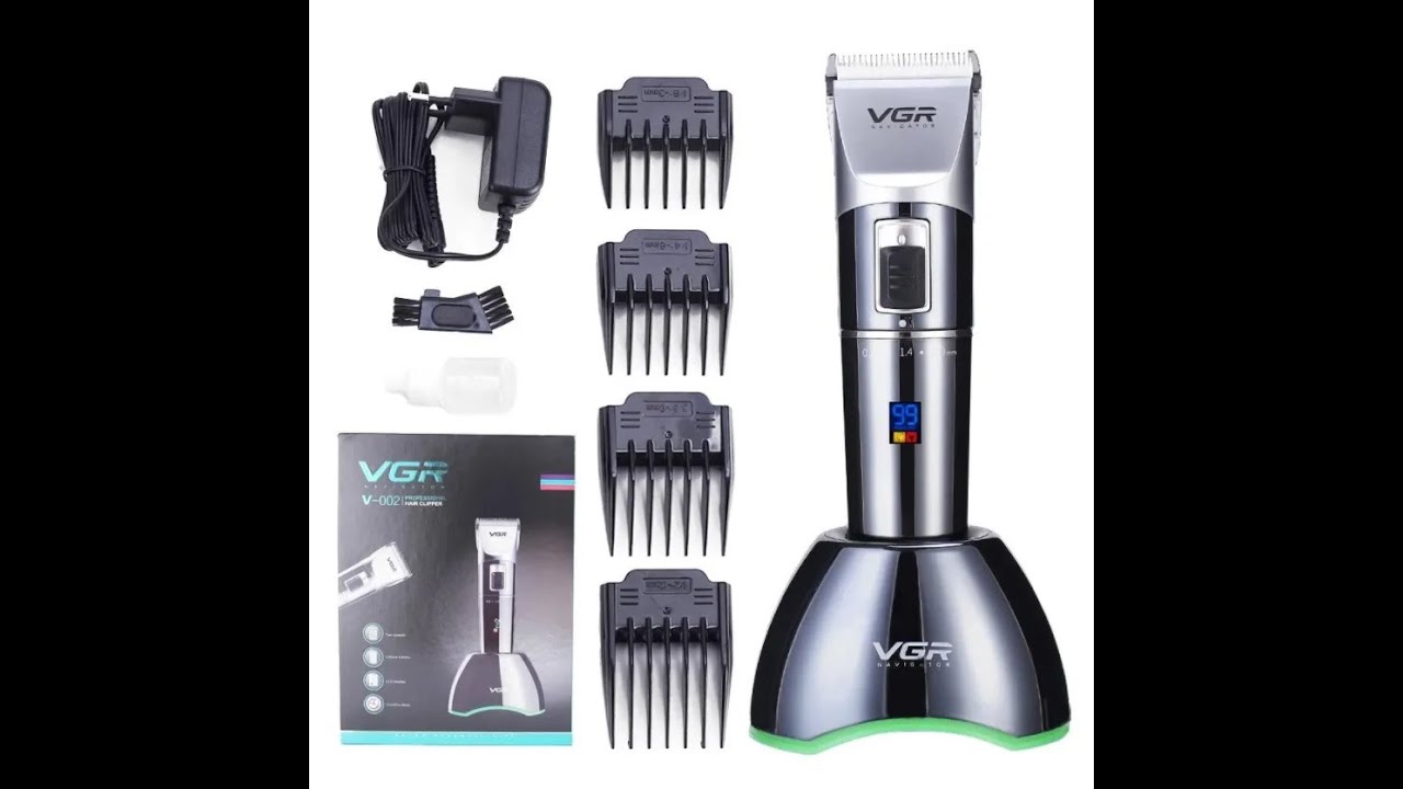 Машинка для стрижки VGR V-002, машинка для стрижки волос - YouTube