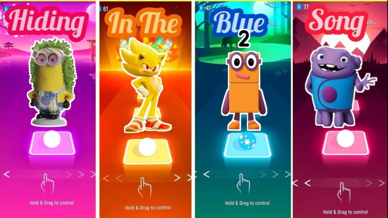 Minions 🆚 Sonic 🆚 Number_blocks 🆚 Home.💥 WHO WILL WIN 💥 TILES HOP GAME ...