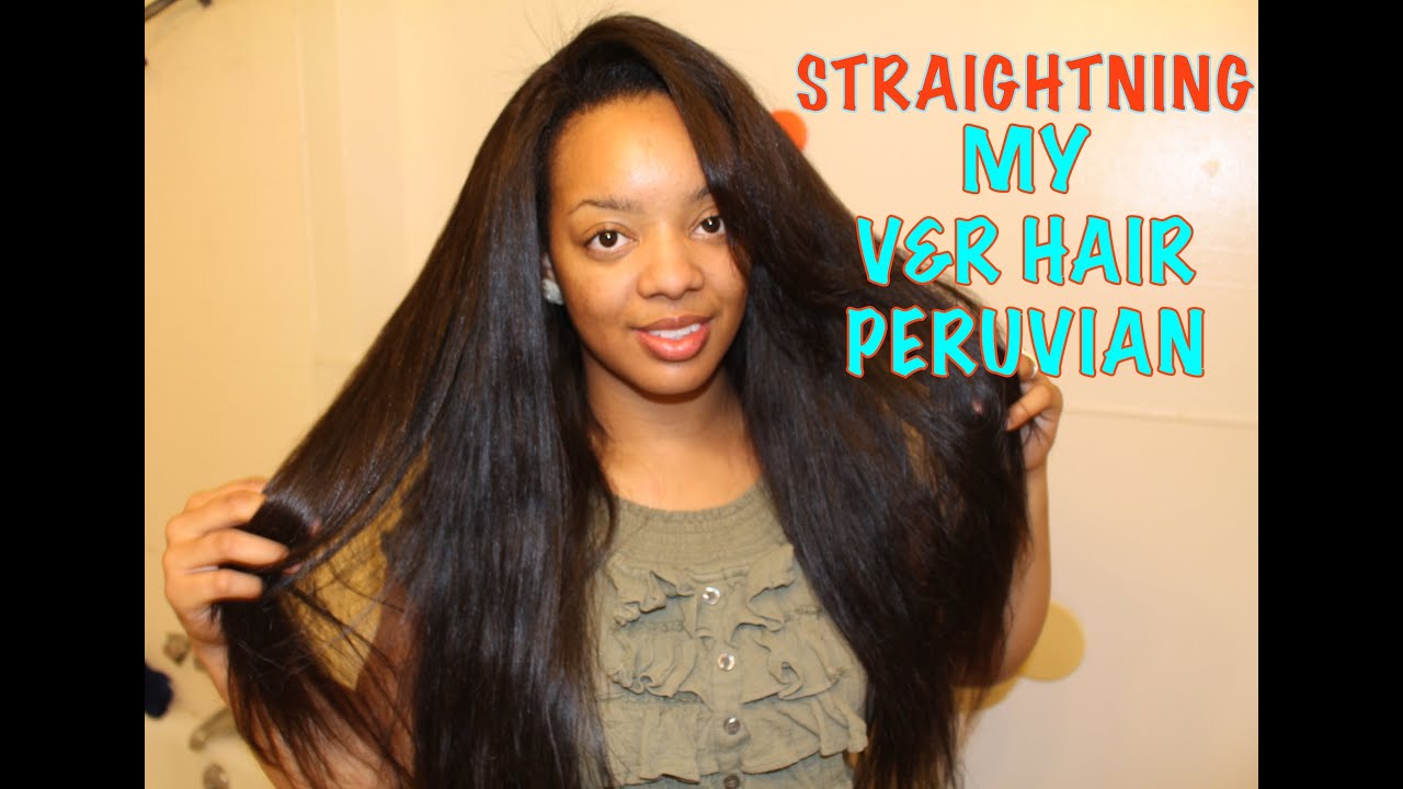 ☆straightning My Virgin Peruvian Hair From Aliexpress Vandr Hair Shop