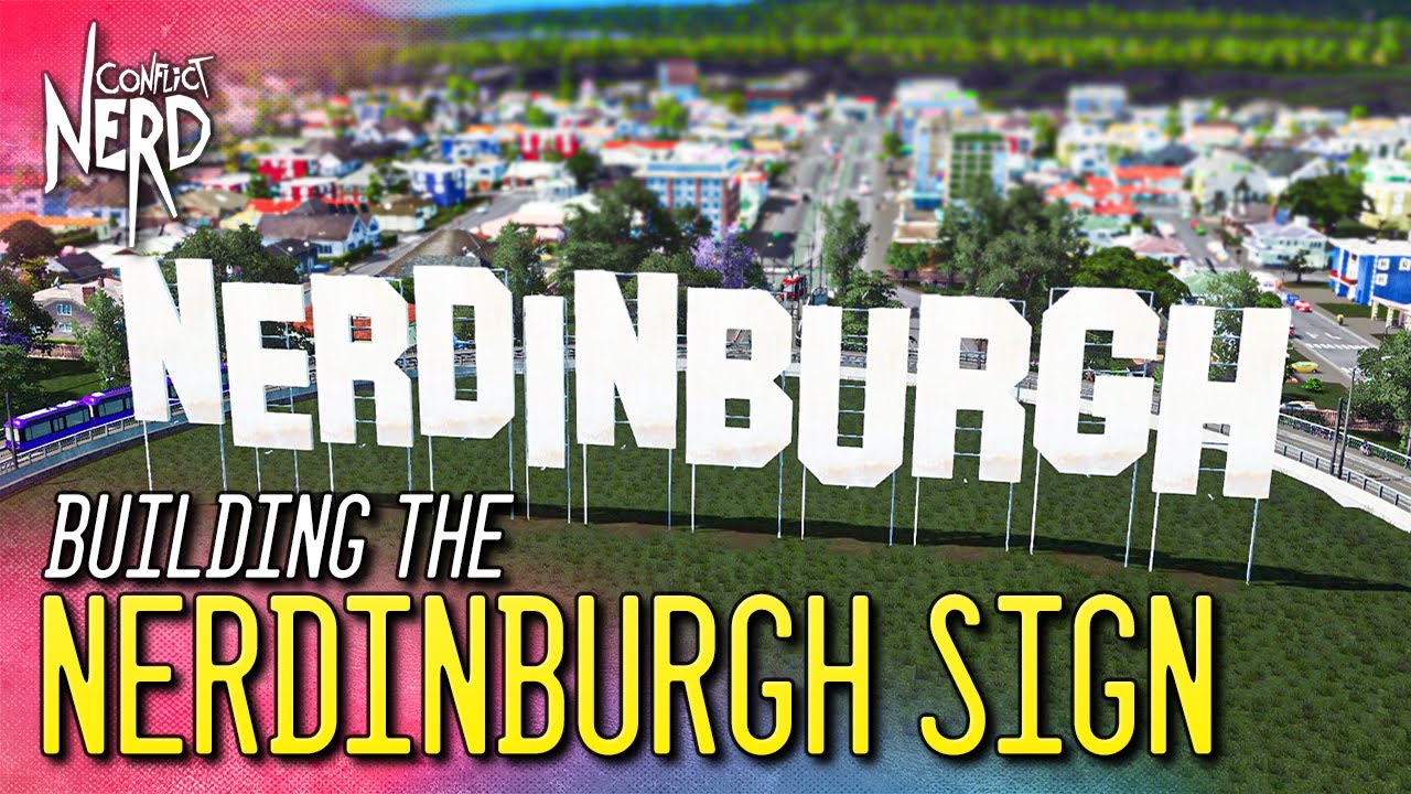 I LOVE this sign! — Cities: Skylines - Airports (#3) - YouTube