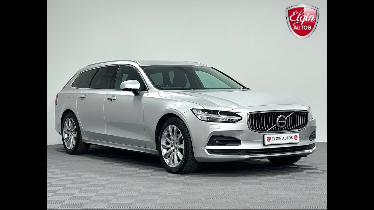 2021 - Volvo V90 Momentum 2.0 B4P MHEV Auto - Bright Silver - Walkround ...