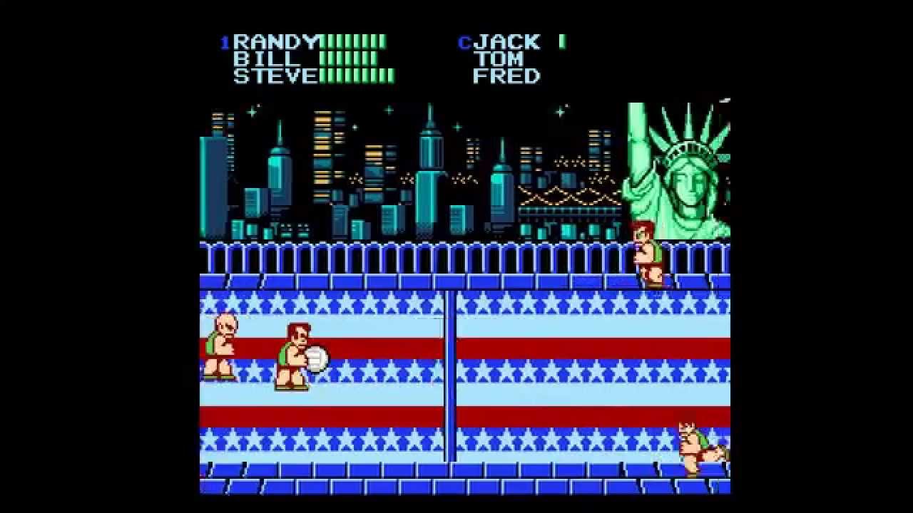 Every Super Dodgeball Super Shot (NES) - YouTube