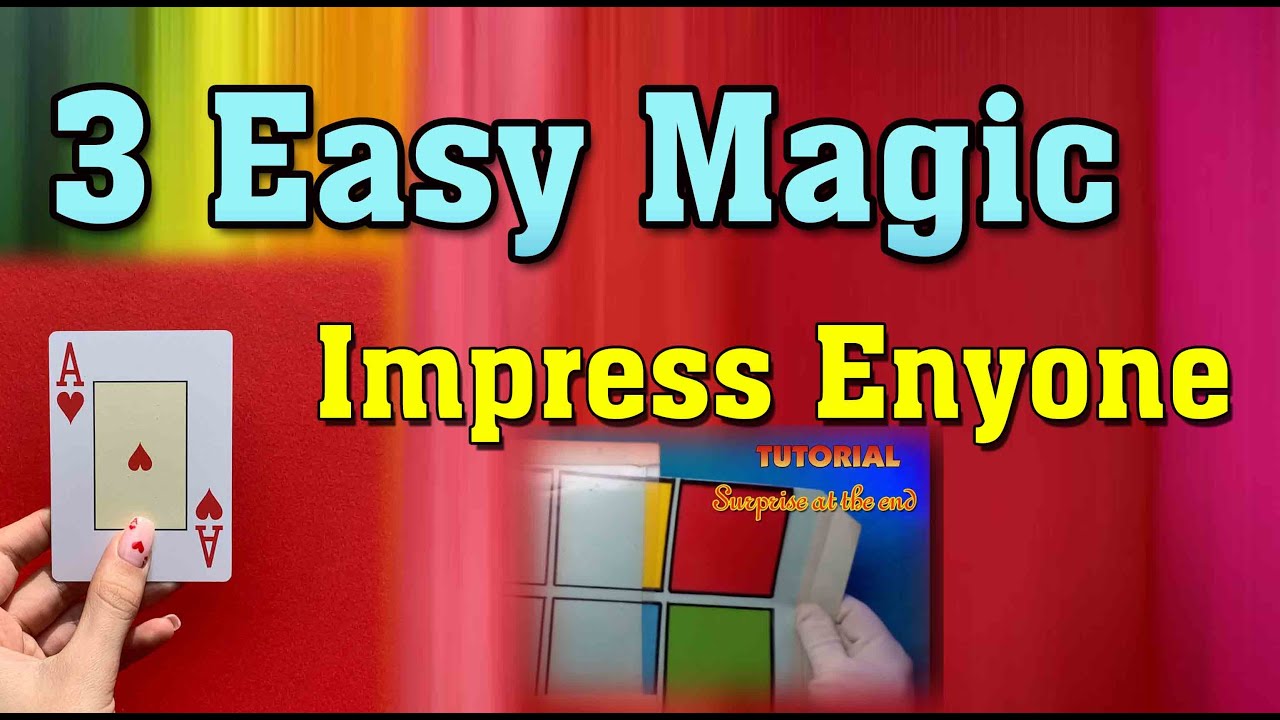 How To Do 3 EASY Magic Tricks! #easymagictricks #magictricktutorial ...