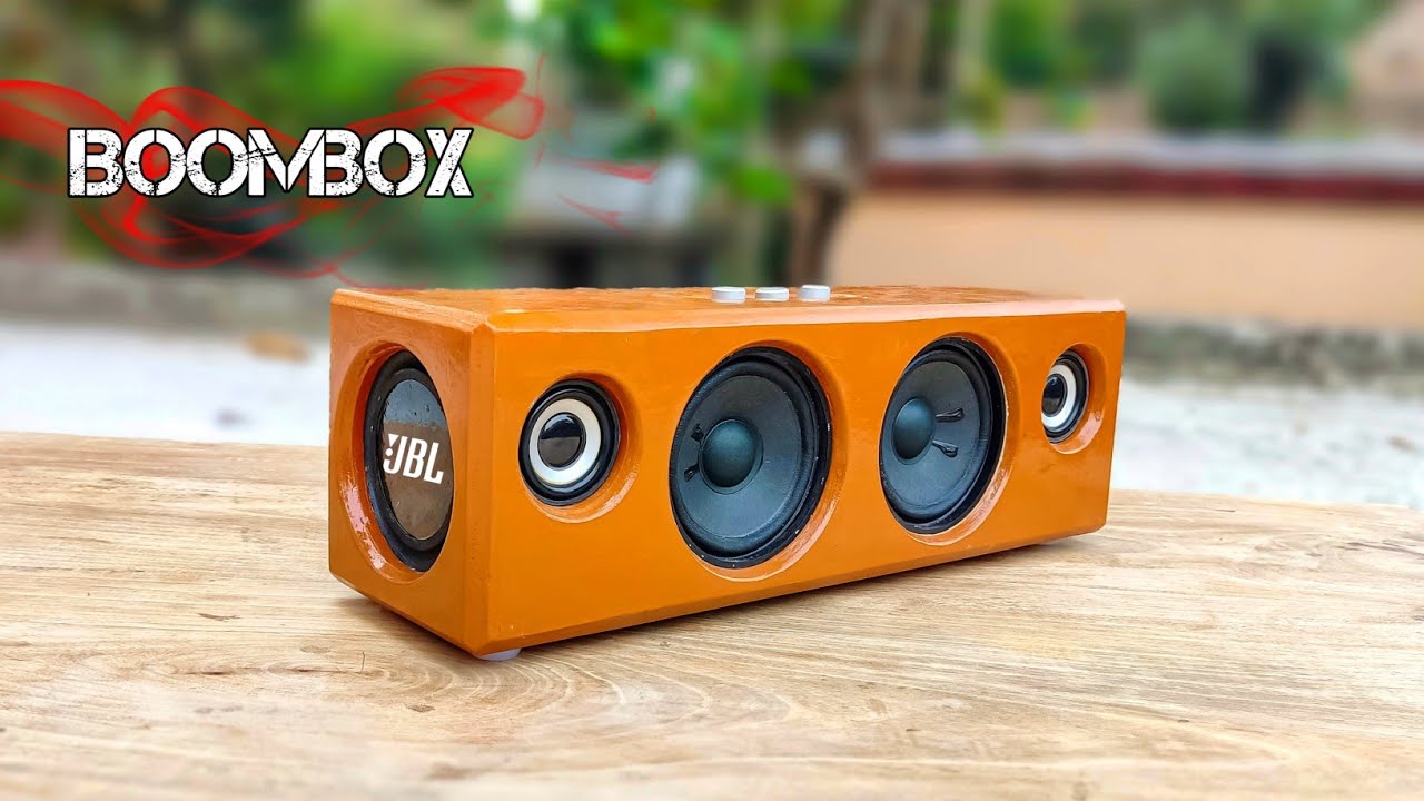 Diy Homemade Party Box Bluetooth Speaker | How To Make jbl Party Box ...