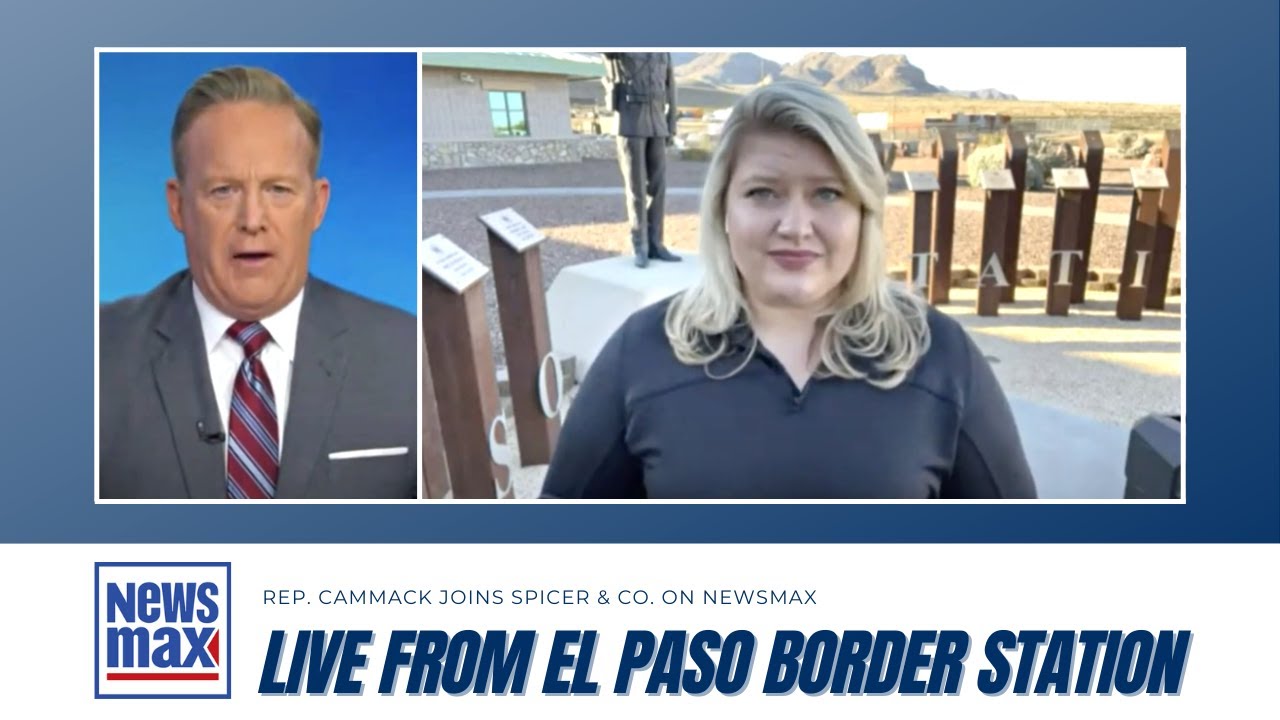 Rep. Cammack Joins Spicer LIVE From El Paso Border Patrol Station ...