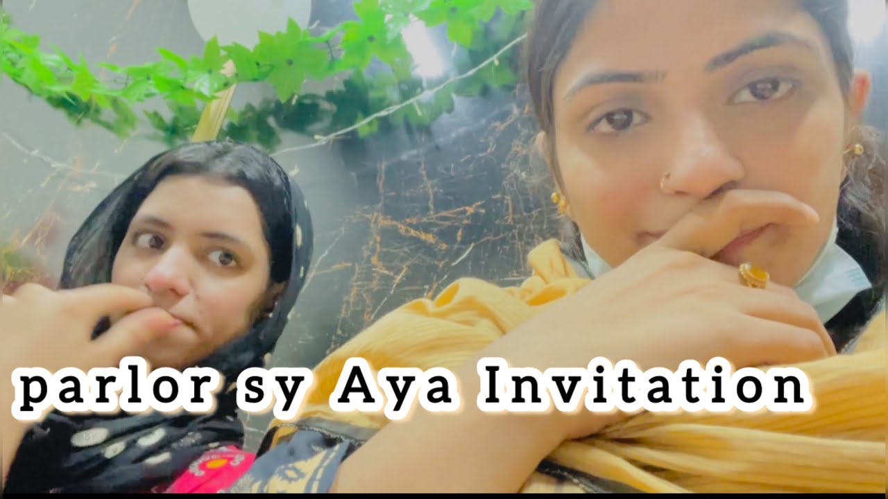 Hmy aya Saloon sy invitation || - YouTube