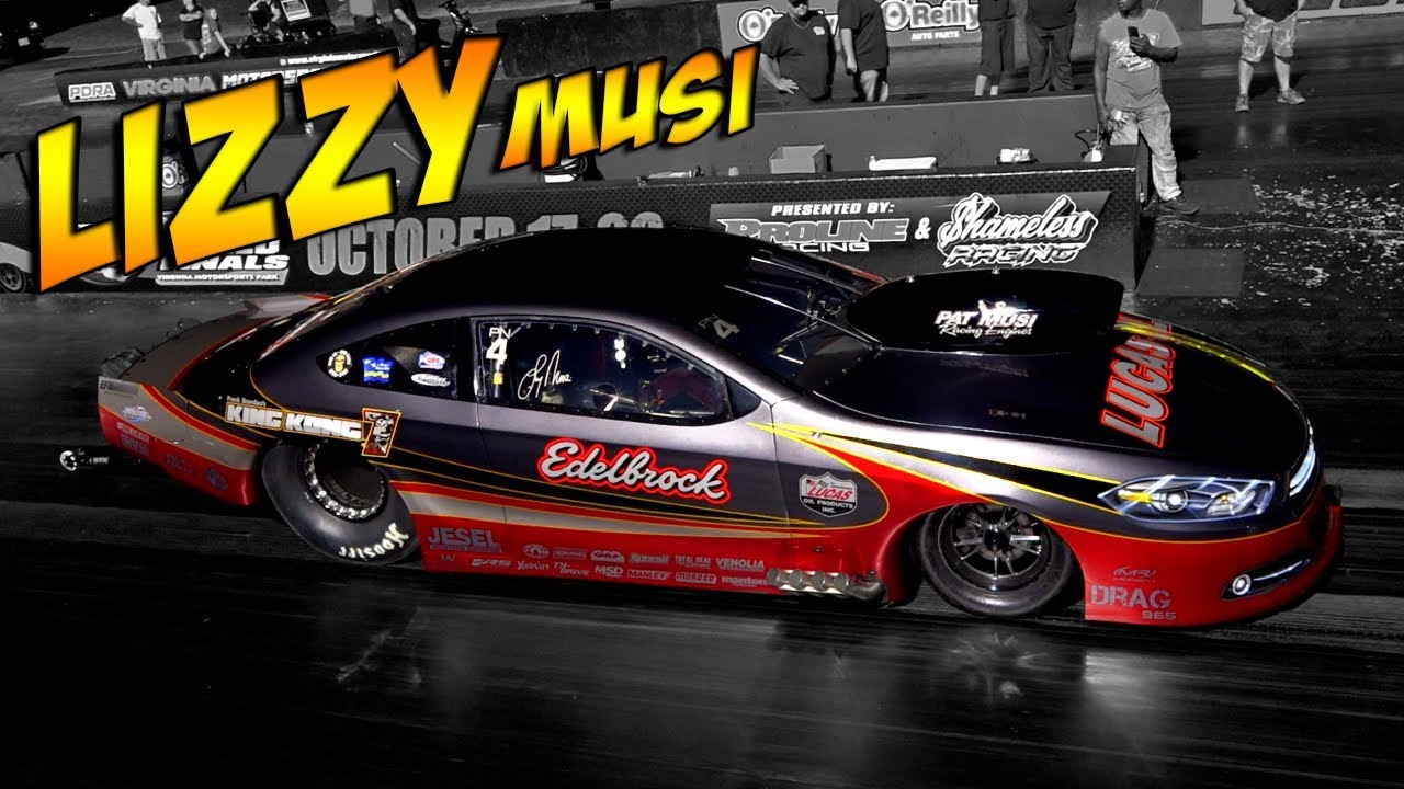 LIZZY MUSI - EDELBROCK & LUCAS OIL PRO NITROUS DART! - YouTube
