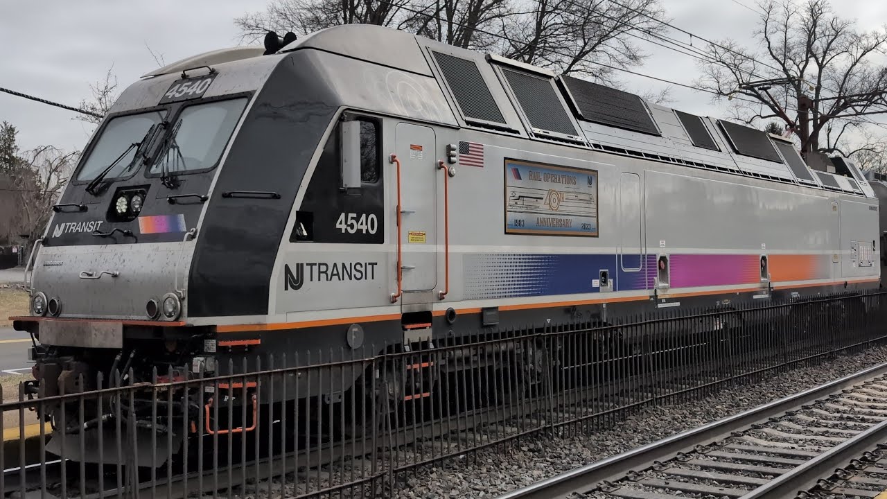 Railfanning NJ Transit at Short Hills 3-14-25: ALP-45A 4540! 4009 test ...