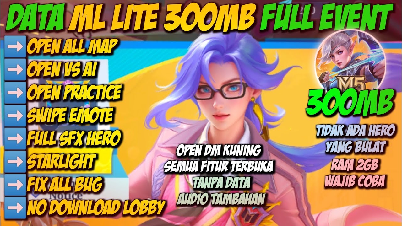 Data ML Lite 300MB Full Event Patch Zhuxin Terbaru | Mobile Legends ...