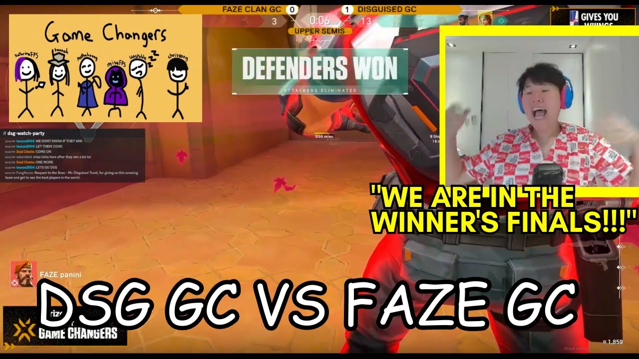 Disguised Toast reacts to his GC team destroying FaZe and going to ...