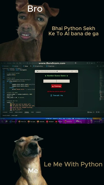 My First Program #pythonprogramming - YouTube