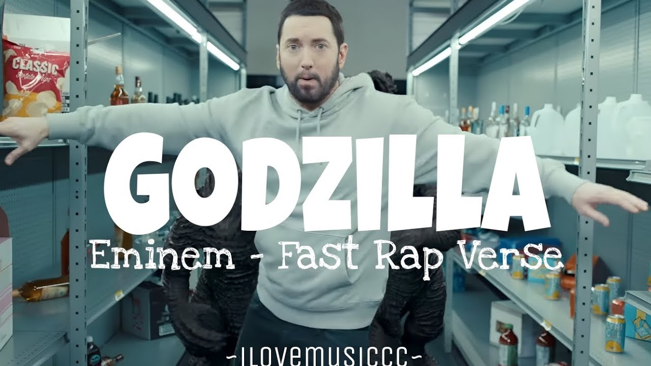 Eminem - Godzilla [Fast Rap Verse - Lyrics] - YouTube