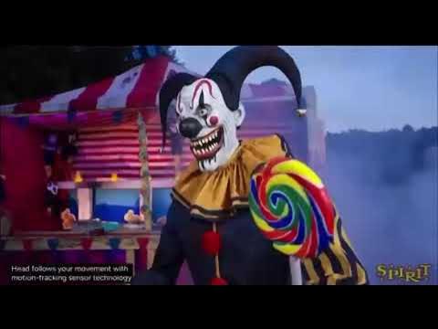 Spirit Halloween 2024 Nibbles The Clown Animatronic Demo! - YouTube