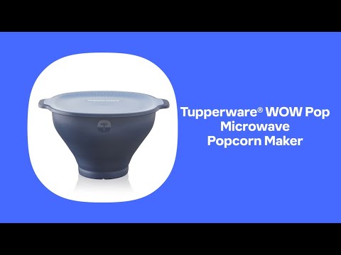 Tupperware® WOW Pop Microwave Popcorn Maker - YouTube