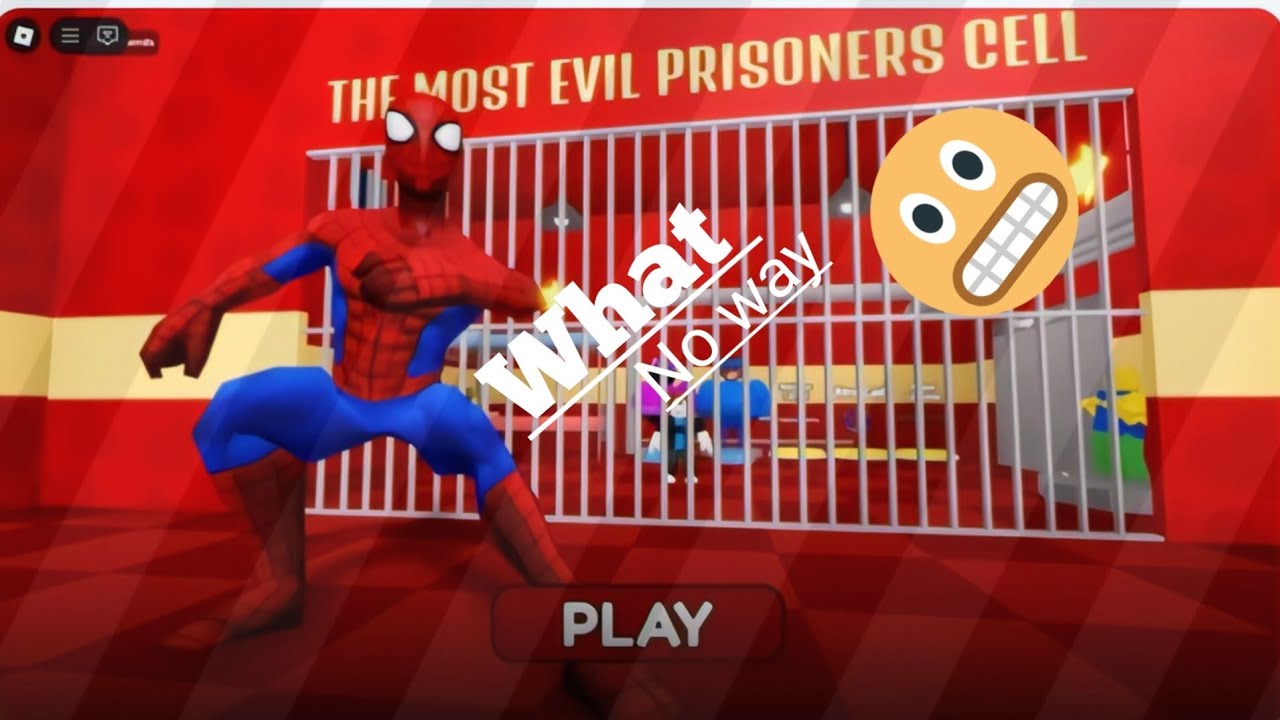 Spider-Man Trapped in the MOST EVIL PRISON 😱 | Roblox Escape - YouTube