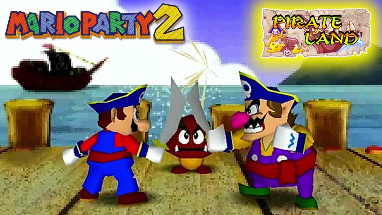 Mario Party 2 N64 Online - Pirate Land (Game 12) | [LSF]Chaz - YouTube