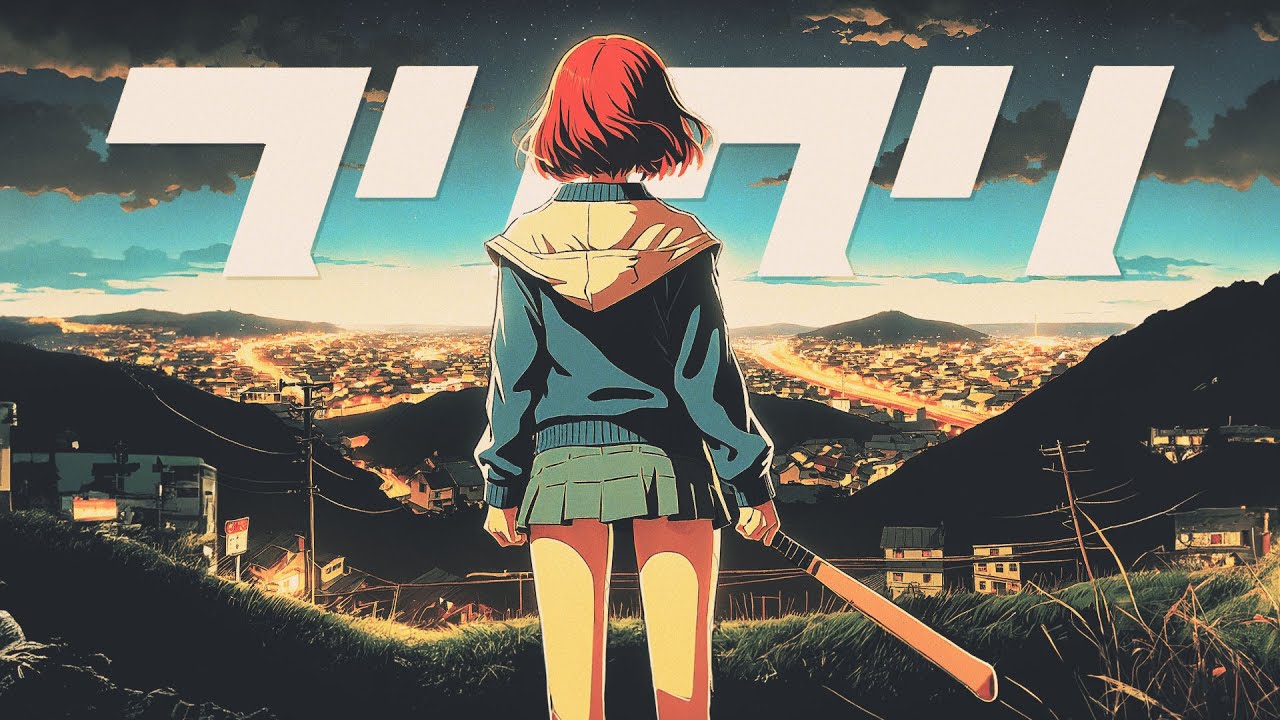 FLCL Nighttime Hours (Lo-Fi Music Animation) - YouTube