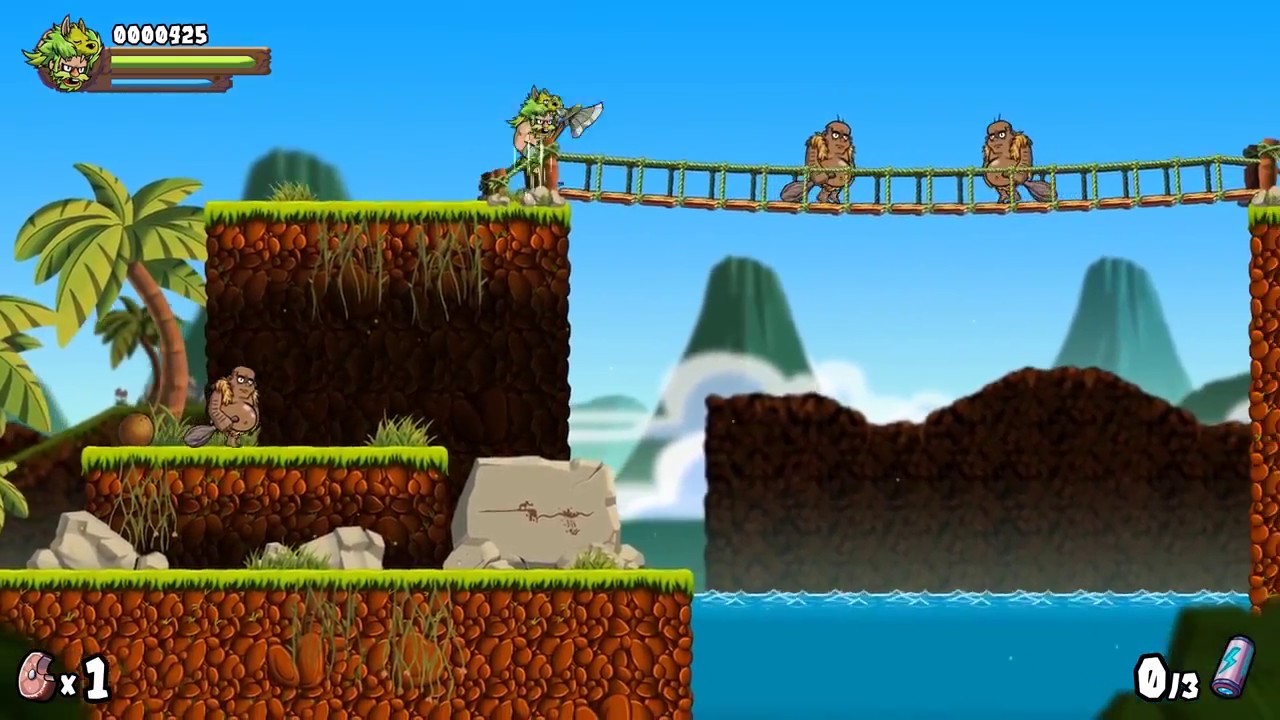 Caveman Warriors - Co-Op Platformer PS4, Xbox One and Steam - YouTube