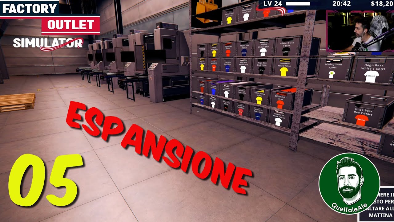 Factory Outlet Simulator - CI ESPANDIAMO - Gameplay ITA - 05 - YouTube