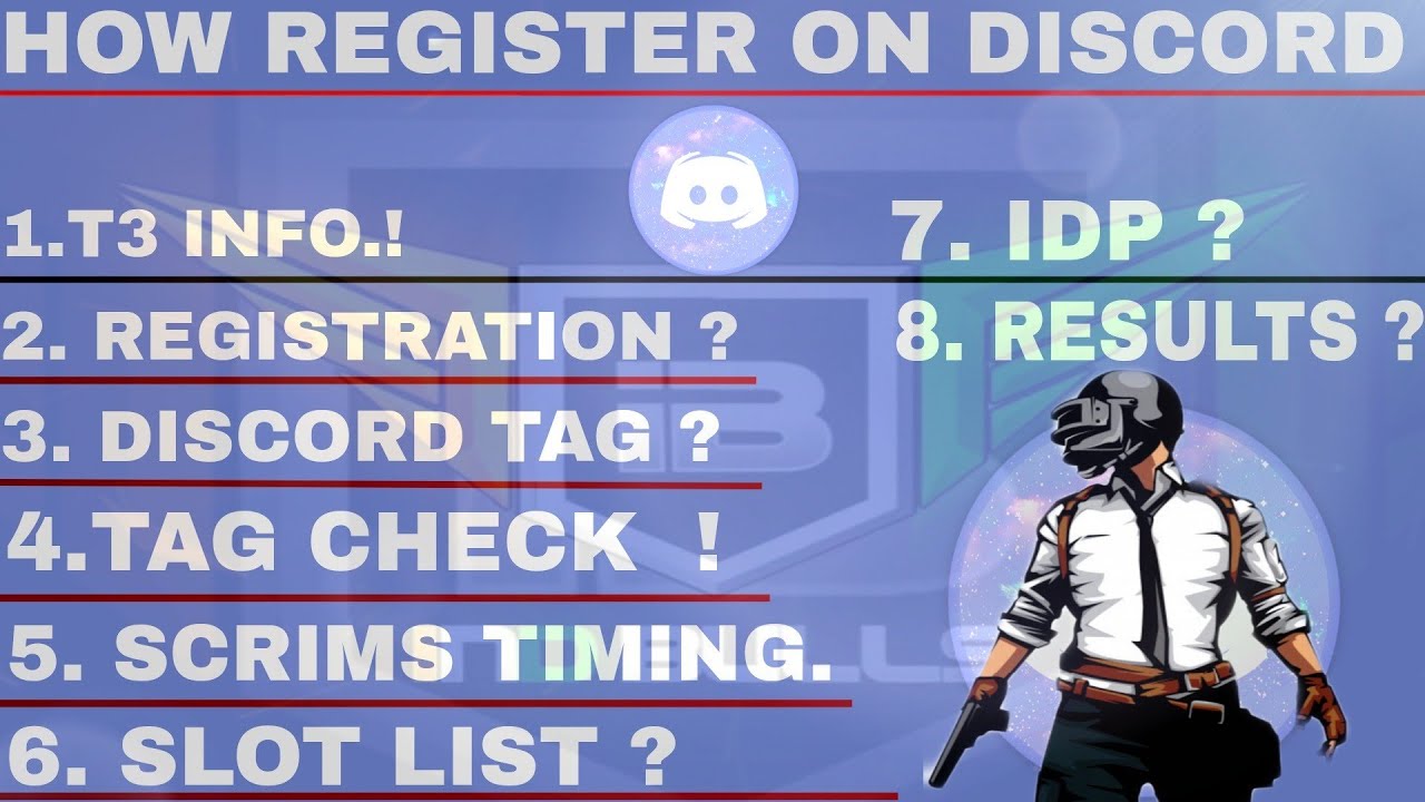 BGMI/PUBG T3 registration process | Discord info | BGMI/PUBG ...