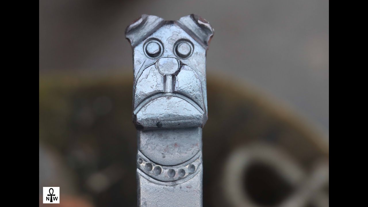 Amateur Blacksmithing - Forging a Dog's Head - YouTube