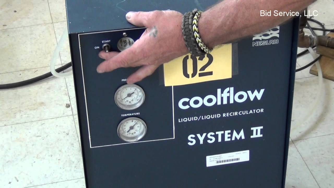Neslab System II Recirculating Chiller #59563 - YouTube