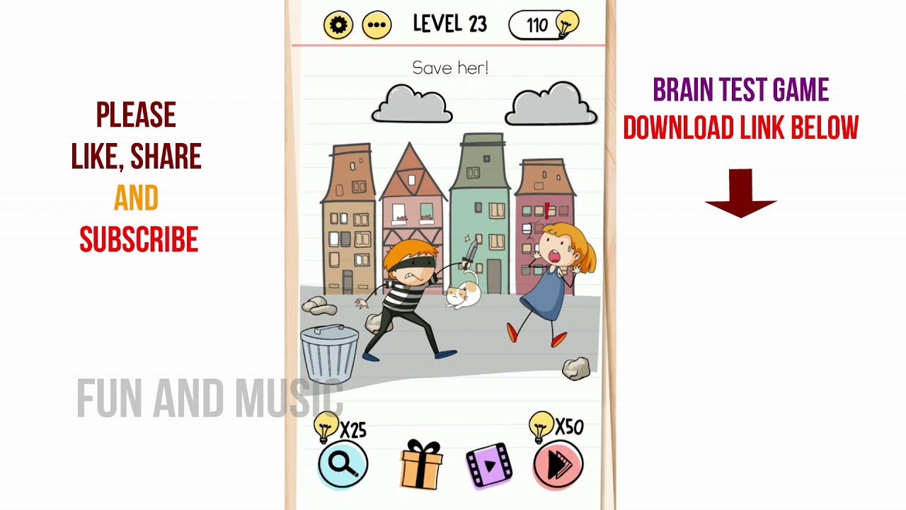 Brain Test Level 23 - YouTube