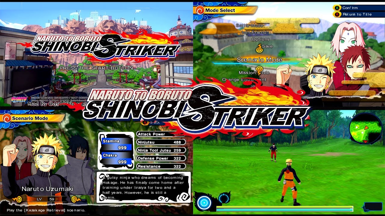 New Shinobi Striker Modpack v1 for Naruto Legends Akatsuki Rising ...